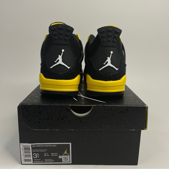 Jordan | Shoes | Nike Air Jordan 4 Retro Gs Thundertour Yellow 223 ...
